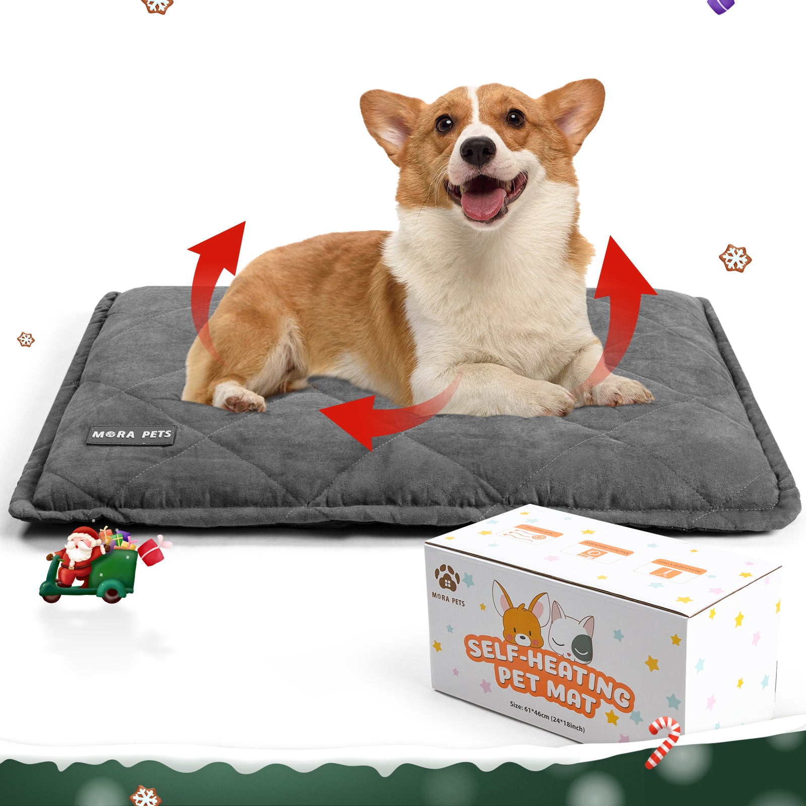 Thick Self-Heating Pet Pad – Mora Pets